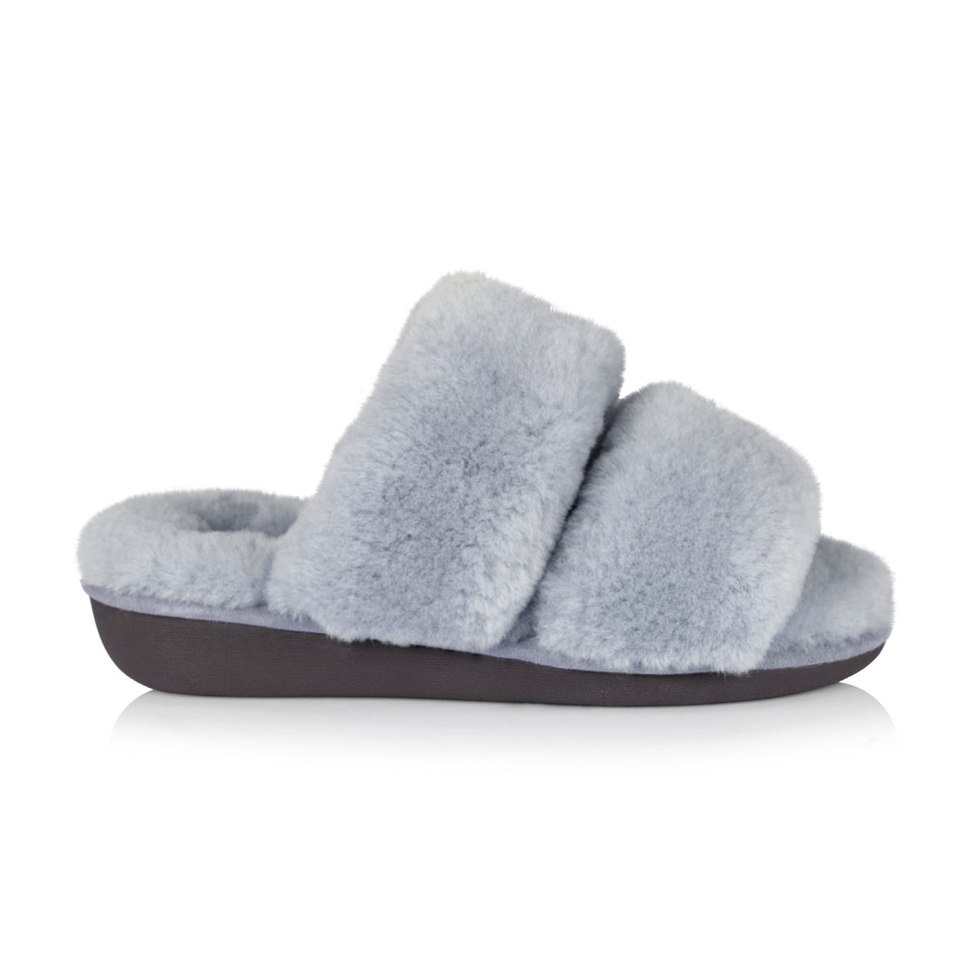 Blue Fluffy Slippers for Women: Soft Comfort | Nuknuuk