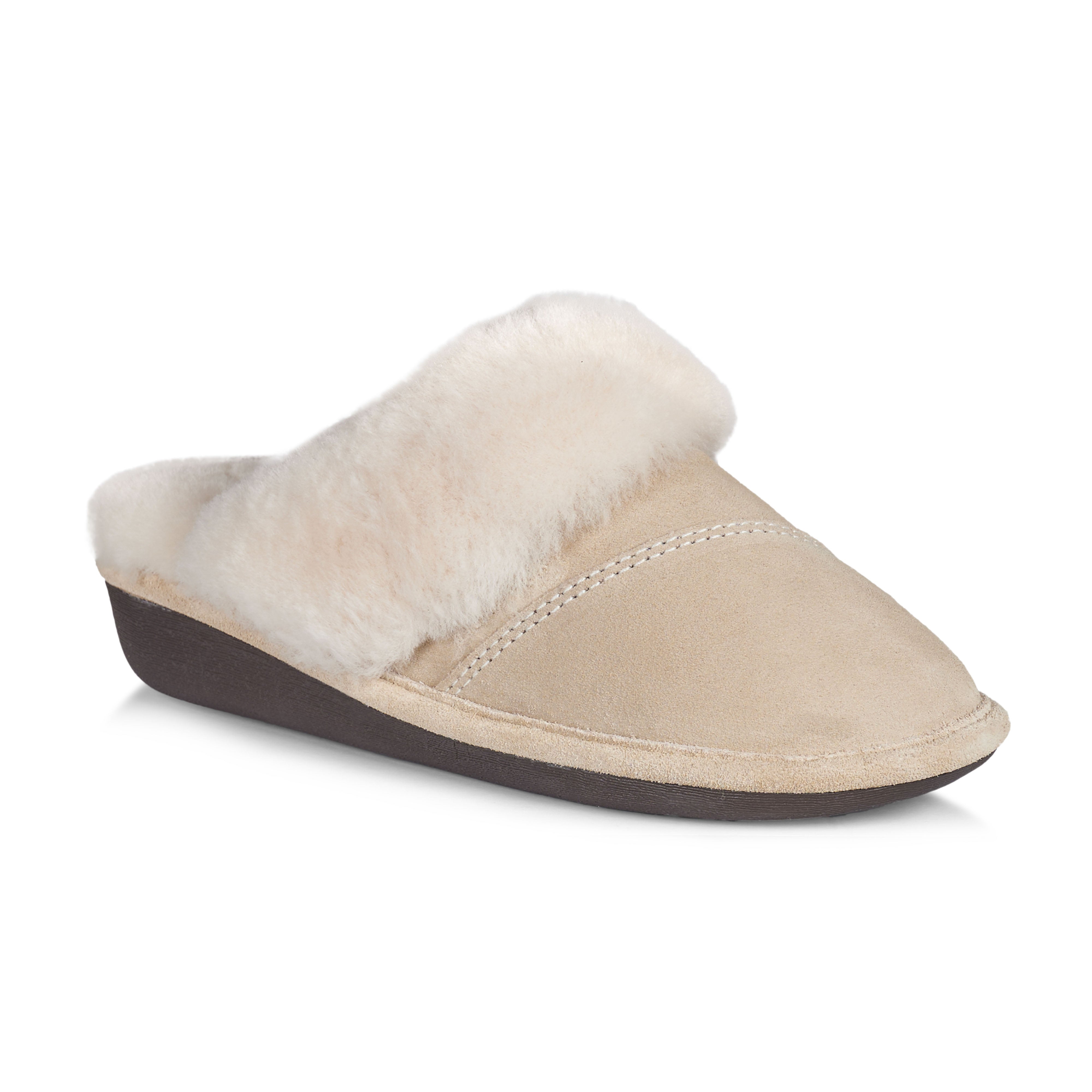 Joy Anti-Slip Beige Slippers for Women | Nuknuuk